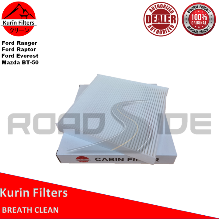 KURIN AC Cabin Filter for Ford Ranger / Ford Raptor / Ford Everest ...