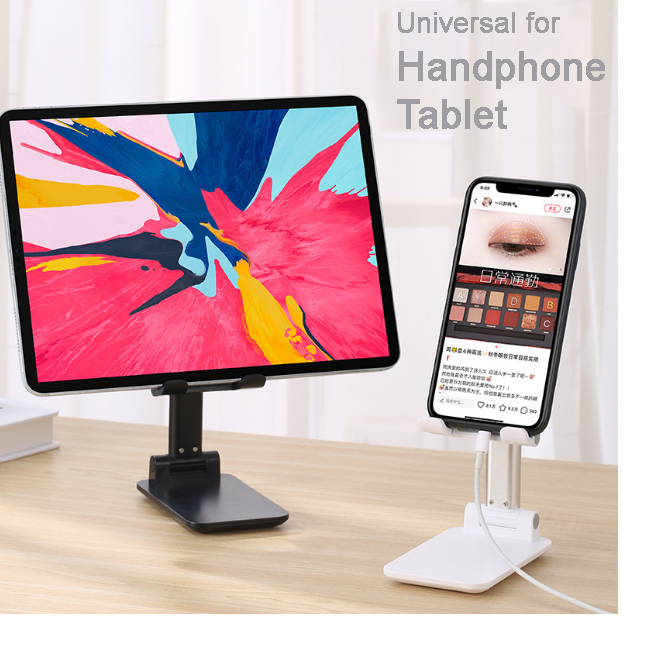 SG StockTablet Stand Aluminum Alloy Folding IPad Stand Retractable ...