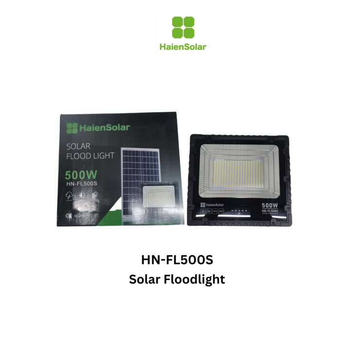 Solar Flood Light 500W Haien (HN-FL500S) | Lazada PH