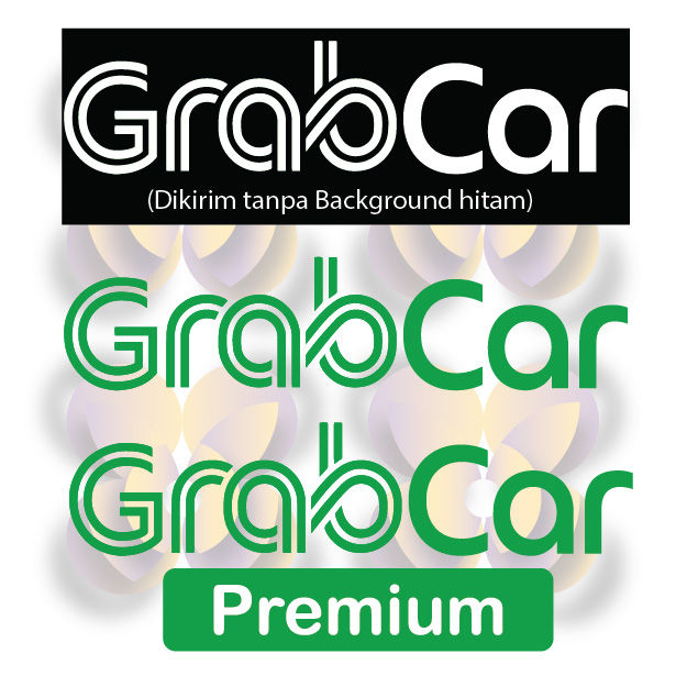 Cutting Sticker Grab Car / Grab Car Cutting Sticker | Lazada Indonesia