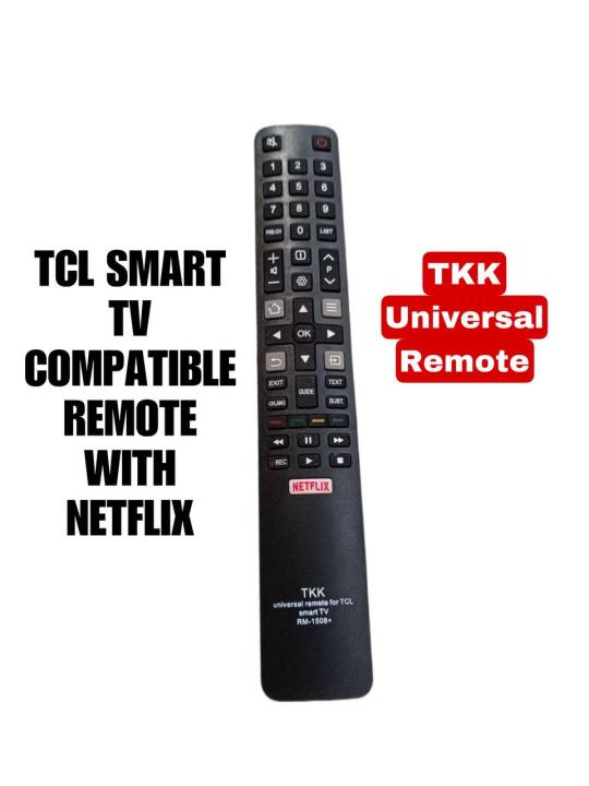 TCL Remote Control RC802N Smart TV Compatible Remote Control with Netflix Button RM-L1508 ...