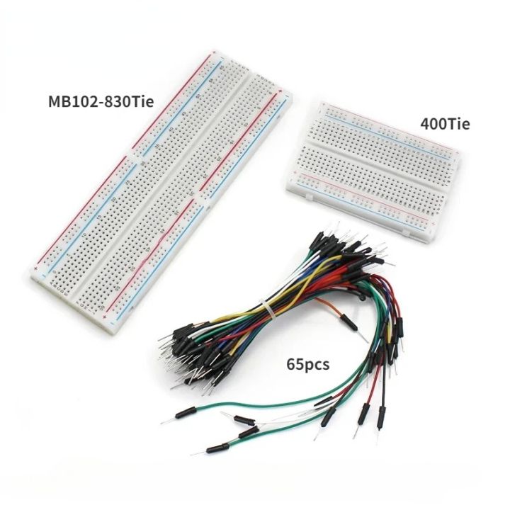 1Set - Breadboard Connector Jumper Wire Dupont Line Kit MB102 ZY-25 SYB-46 SYB-120 SYB-170 400 ...