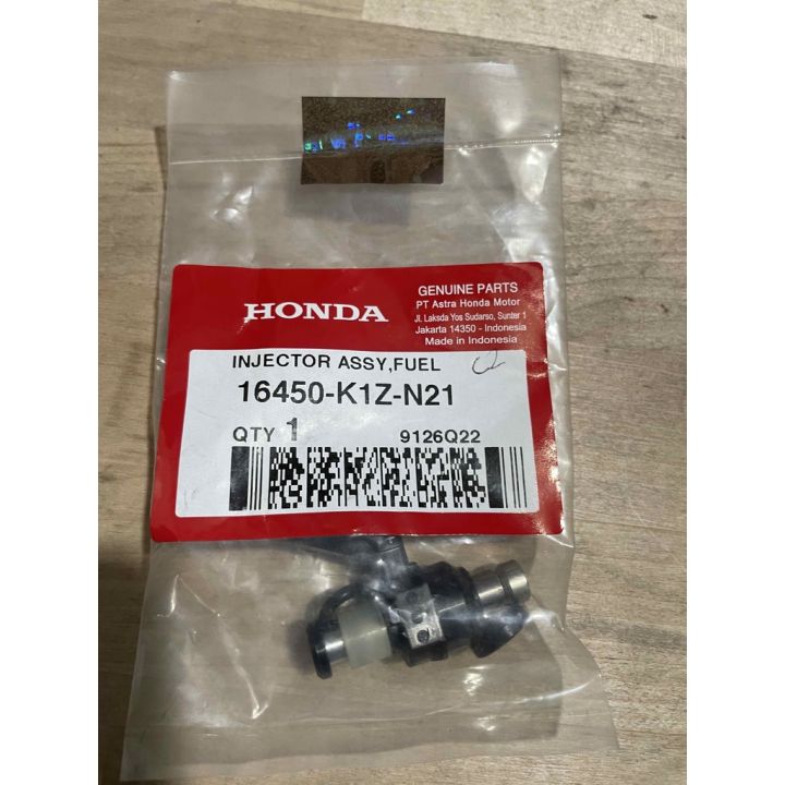 Honda Genuine Fuel Injector 16450K1ZN21 for Click 160, PCX160 v1 & v2 ...