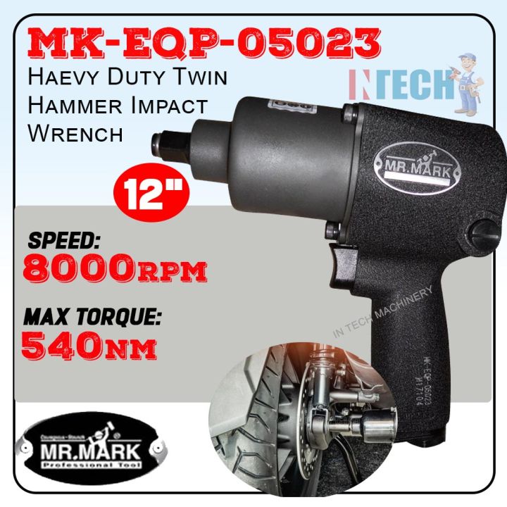 MR MARK MK-EQP-05023 1/2 " HEAVY DUTY TWIN HAMMER IMPACT WRENCH | Lazada