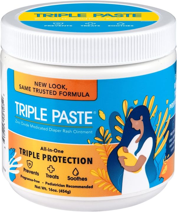 [PRE-ORDER] Triple Paste Diaper Rash Cream, Hypoallergenic Medicated ...