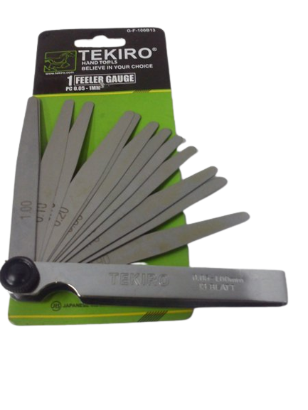 TEKIRO Feeler Gauge 0.05 - 1 mm Stel Klep Fuller Kunci Stel Klep ... TEKIRO Feeler Gauge 0.05 - 1 mm Stel Klep Fuller Kunci Stel Klep ...