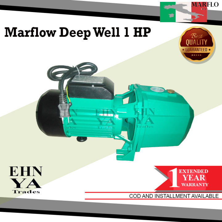 Marflo ITALY Electric Deep well Water Pump 1HP | Lazada PH