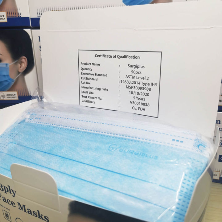 【Ship 24Hrs KL】【Made In MY】3ply Surgical Face Mask 【SurgiPlus Malaysia ...