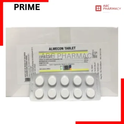 PRIME Almecon Tablet 10s (For Relieves Gastrointestinal) | Lazada
