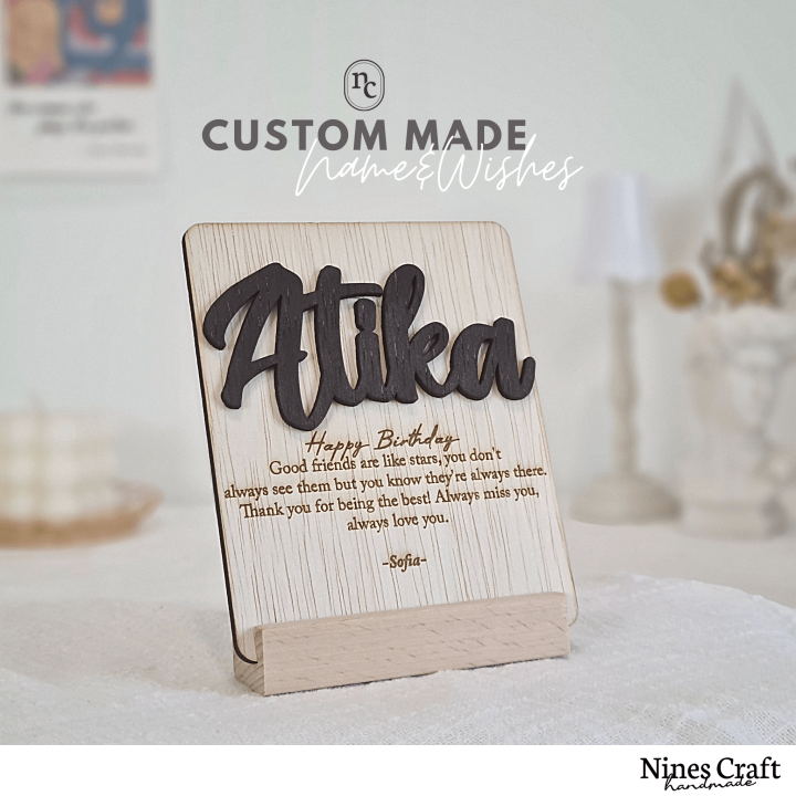 Custom Name Ins Stand Nines Craft | Lazada