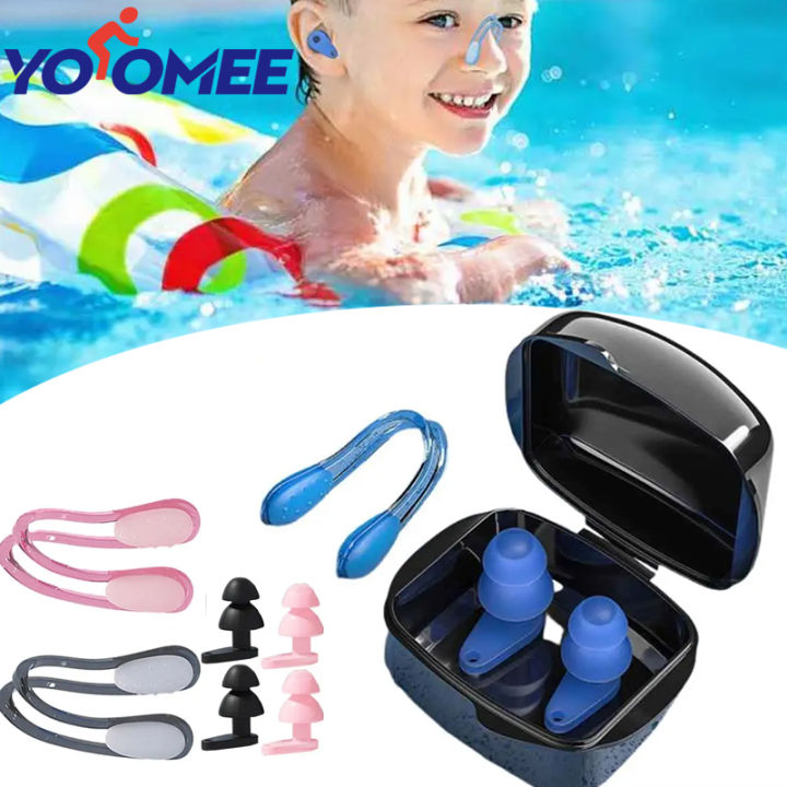 Yoomee Nút Tai Bơi Lội bộ kẹp mũi vật liệu PVC Phụ Kiện Bơi lội Phụ ...
