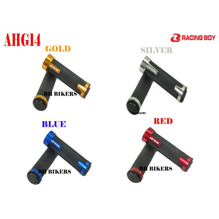 ALLOY HANDLE GRIP AHG14 UNIVERSAL BLACK / GOLD / BLUE / RED RACING BOY ...