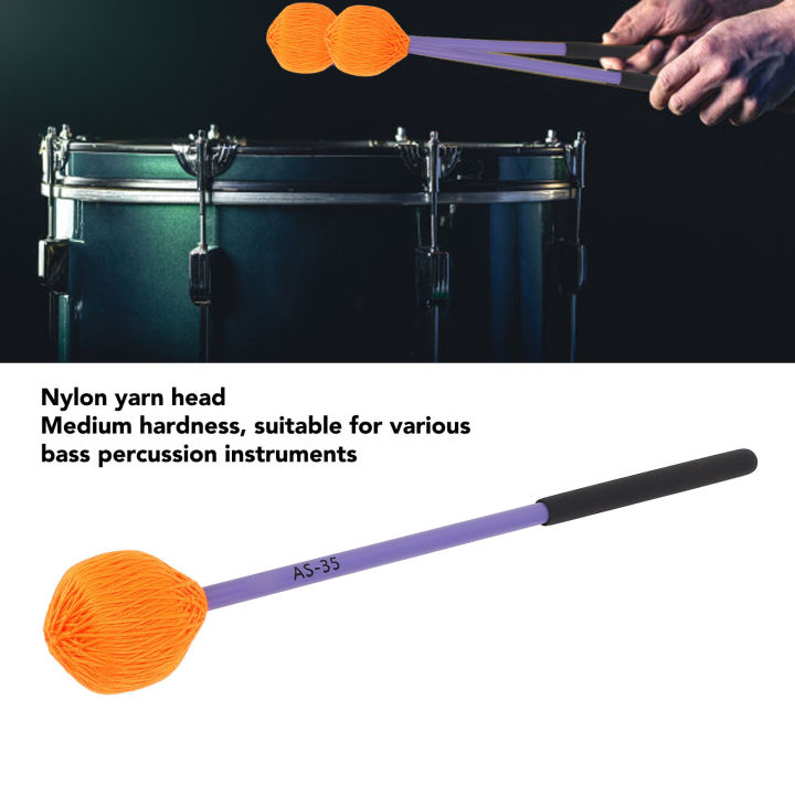Marimba Mallet Nylon Yarn Head Polyoxymethylene Fiber Handle Medium ...