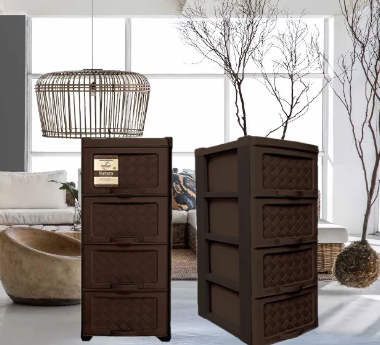 OROCAN NATURA RATTAN DESIGN 4-LAYER DRAWERS 6821-L4 / NATURA DRAWER ...
