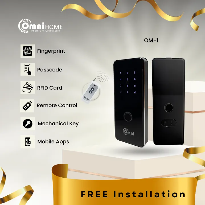 SG Installation OM-1 Omni Digital Gate Lock Smart Gate Lock Dual ...