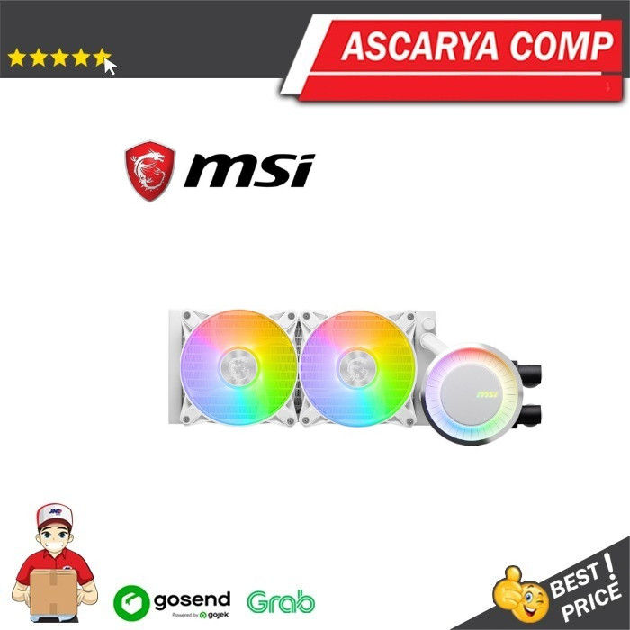 MSI MAG CORELIQUID E240 WHITE ARGB - LIQUID CPU COOLER - WHITE | Lazada ...