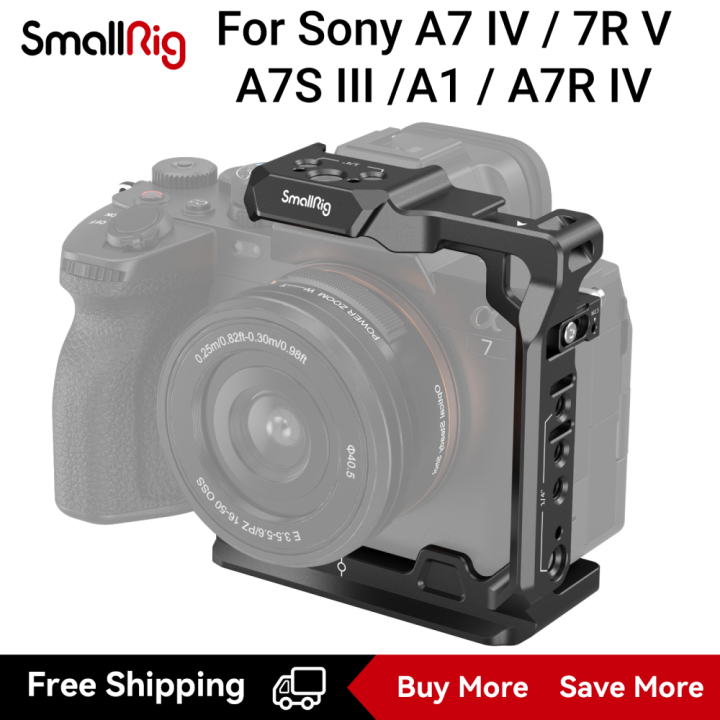 SmallRig กล้อง Cage สำหรับ Sony Alpha 7 IV A7 IV /Alpha 7S III A7S III /Alpha 1 A1 /Alpha 7R IV ...