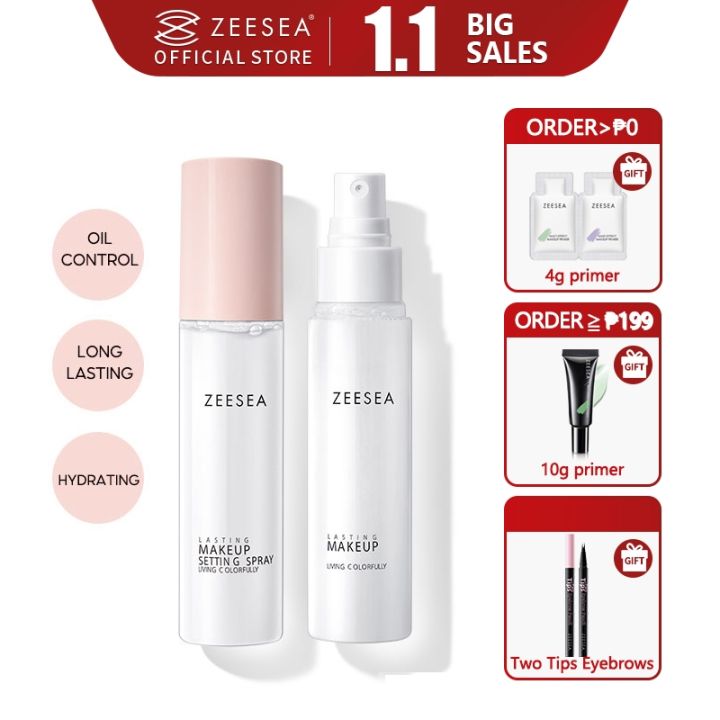 ZEESEA Makeup Setting Spray Water Lotion Long Lasting Oil Control Moisturizing Matte | Lazada PH