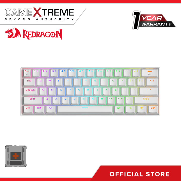 Redragon Draconic Pro Tri Mode RGB 61 Keys Mechanical Gaming Keyboard ...