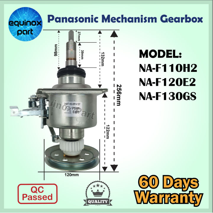 Panasonic NA-F110H2 NA-F120E2 NA-F130GS Washing Machine Mechanism ...