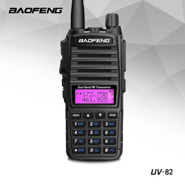 Baofeng UV-82 Walkie Talkie Portable Two Way Radio UHF Transceiver | Lazada PH
