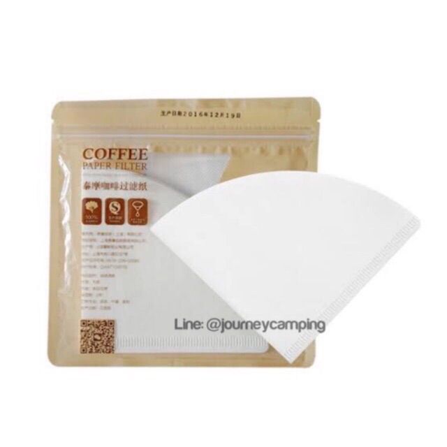 TIMEMORE Filter Paper (100pcs/bag) ฟิล์เตอร์กระดาษกรองกาแฟ | Lazada.co.th