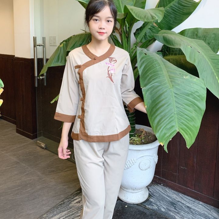 (TIM PHỐI)Trang phục truyền thống, đồ bộ mặc nhà, quần áo Phật tử, đồ ...