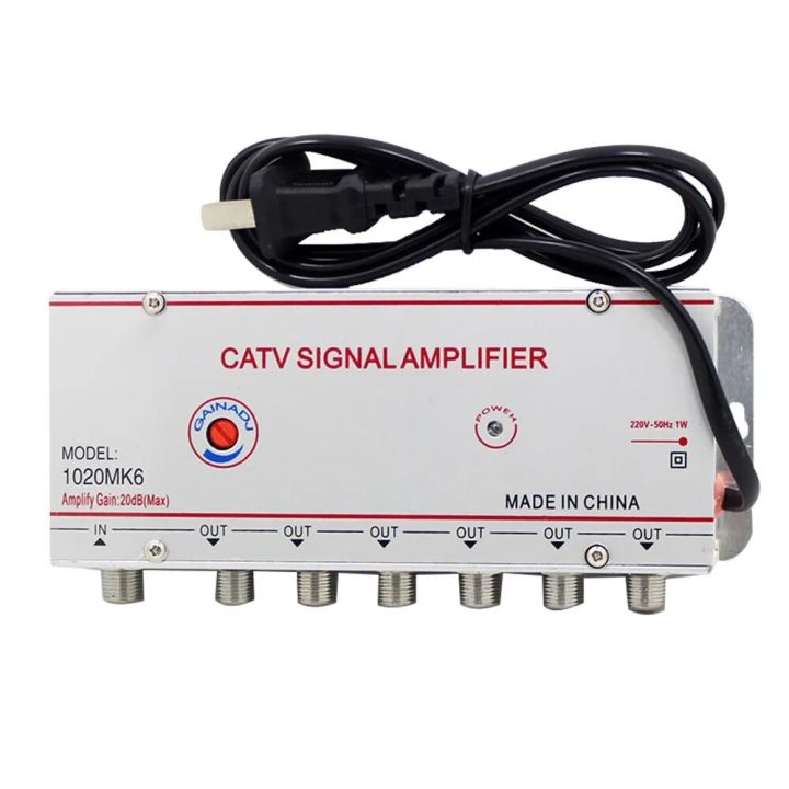 2/3/4/6/8 Way 20/30dB CATV Digital Cable TV Box Antenna Indoor Signal ...