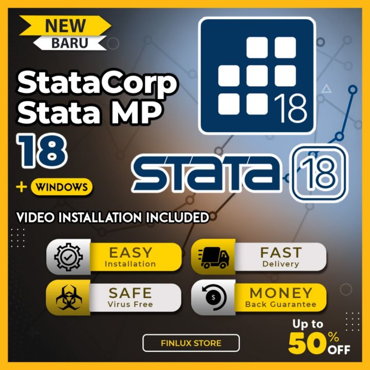 [VIDEO] StataCorp Stata MP 18 Lifetime For Windows (64-Bit) | Lazada