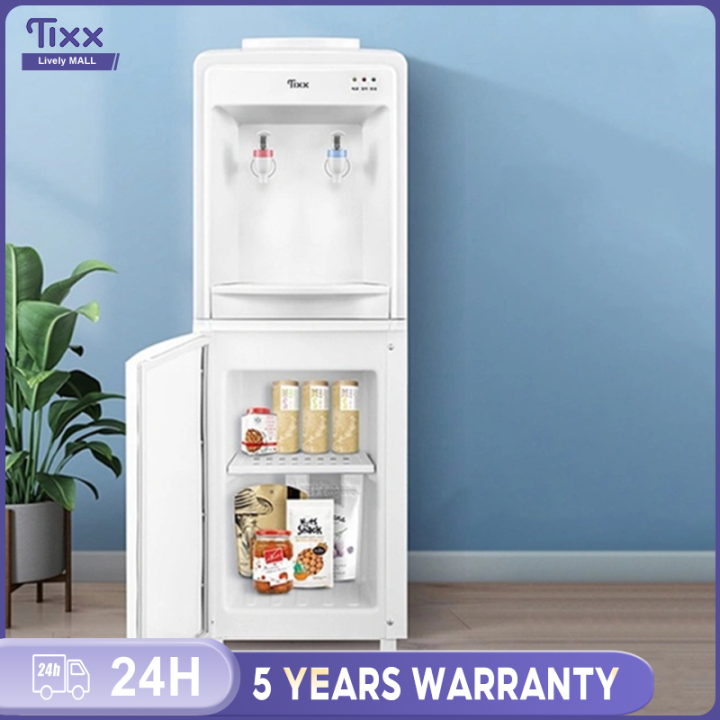 Tixx Water Dispenser Hot And Cold Independent Water Pump Top Loading ...