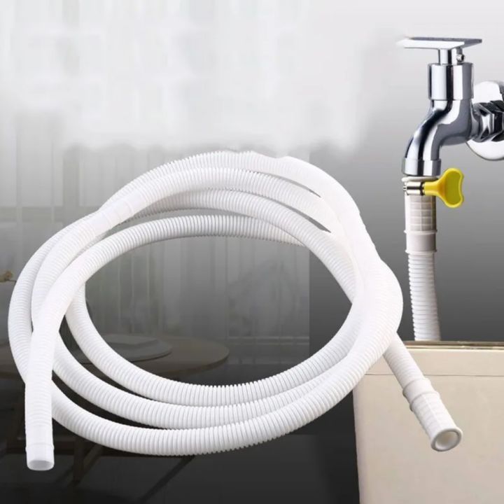 OTYRF White Washing Machine Inlet Pipe Plastic Flexible Water Inlet ...