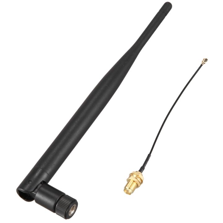 (ZHUG) 900-1800MHZ Antenna 5Dbi GSM RP-SMA Plug Rubber Waterproof ...
