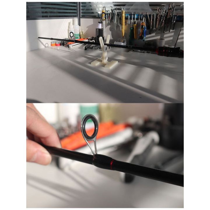 YUDESHUI Applicator Rack Fishing Rod Epoxy Applicator Fish Rod Building ...