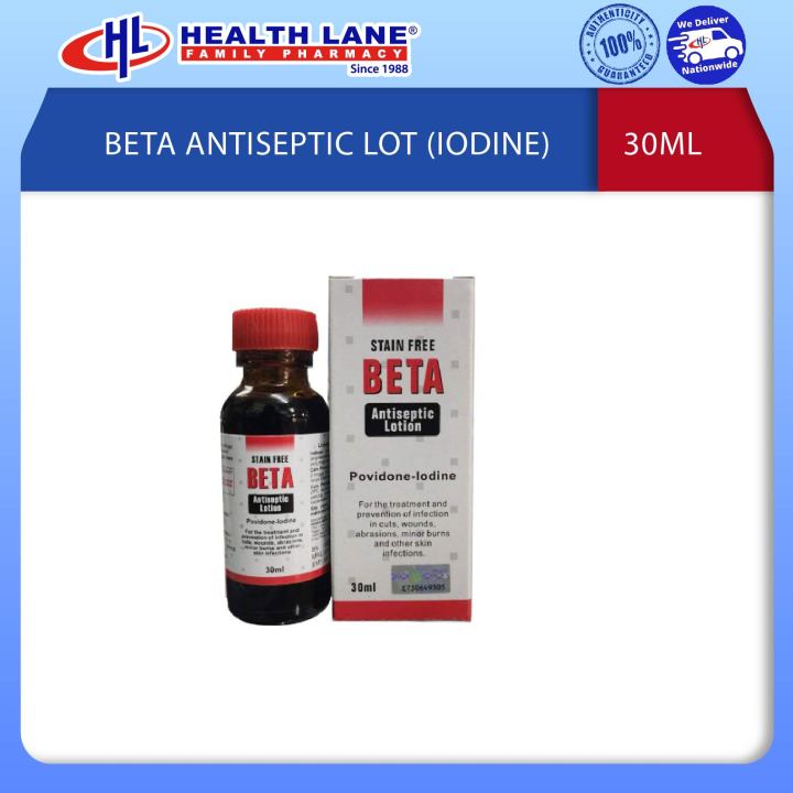 BETA ANTISEPTIC LOT (IODINE) 30ML | Lazada