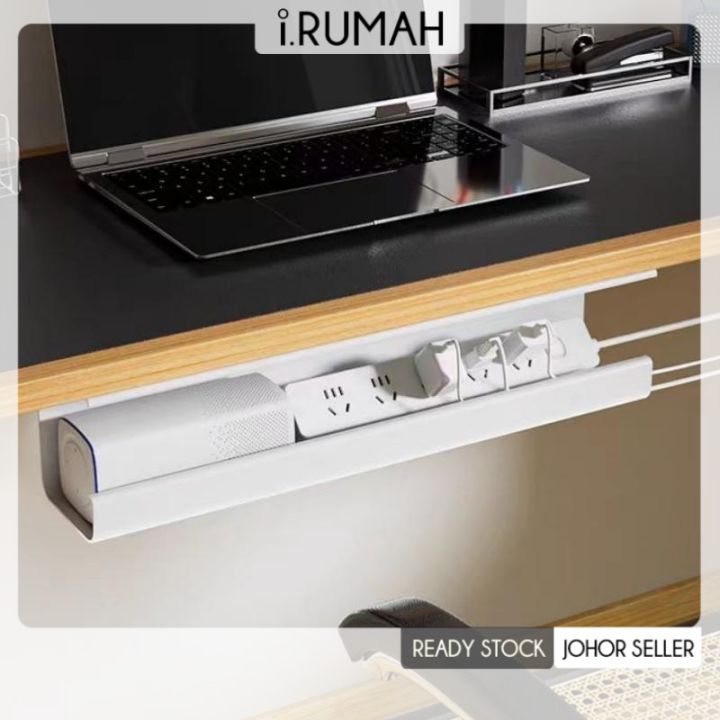 【i.Rumah】 Under Desk Cable Management Tray Socket Extension Holder For ...