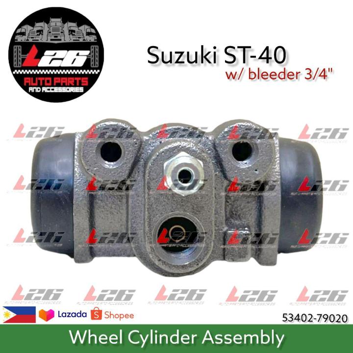 Suzuki ST-40 Wheel Cylinder Assembly Rear w/ bleeder 3/4" 53402-79020 | Lazada PH