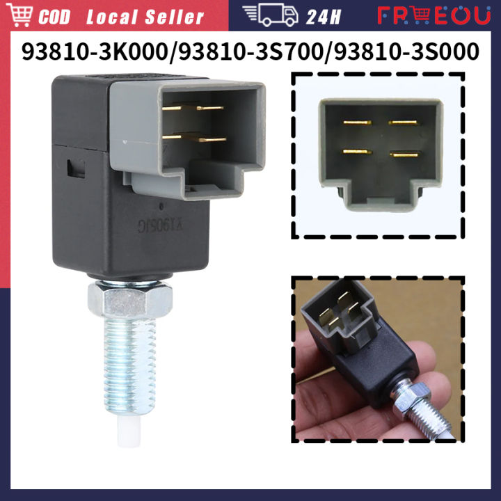 Durable Hyundai Kia Rear Brake Light Switch 93810-3K000 4-Pin Stop Light Switch Assembly | Lazada PH