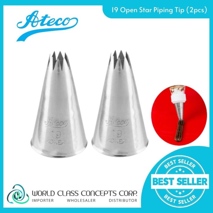 Ateco 19 Open Star Piping Tip ( Set of 2 ) | Lazada PH