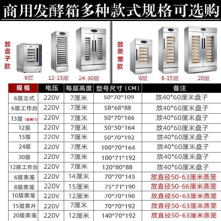 Yida fermentation box commercial breakfast steamed bun bread proofing ...