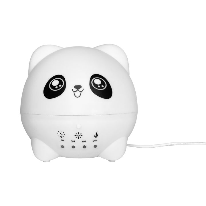 Zen Zest White Panda Electric Diffuser with Free 30ml Water Based Oil ...