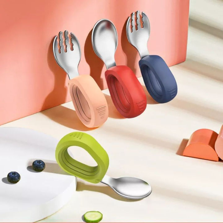 Halo-Halo Sendok Anak Stainless Steel SUS316 - Training Spoon Baby ...