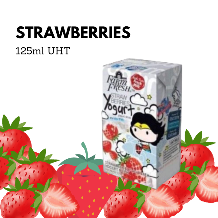 Farm Fresh UHT Milk Mini Pack 125ml x 16/32packs ONE Cartton Grow Up ...