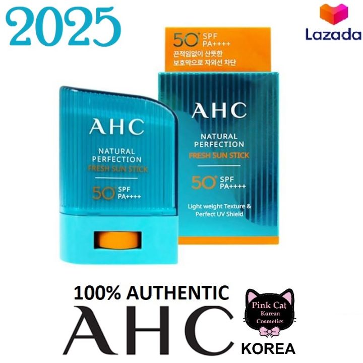 Korean Cosmetics AHC Natural Perfection Fresh Sun Stick 14g | Lazada PH