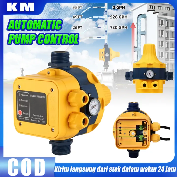 Kontroler Controller Otomatis Pompa AirYRK-01 Automatic Pressure ...