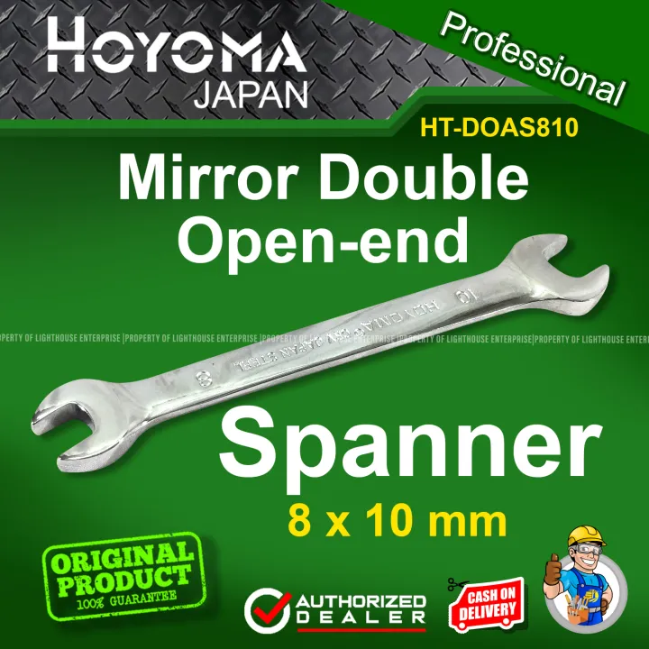 HOYOMA Japan CR-V Mirror Double Open End Spanner / Wrench Spanner ...