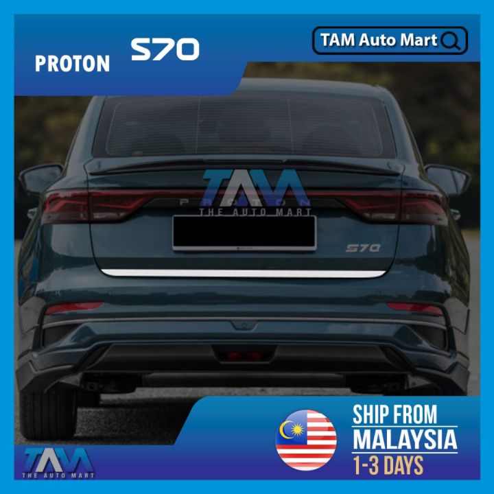 Proton S70 Rear Bonnet Chrome Lining Tailgate Trunk Bonnet Garnish Trim ...