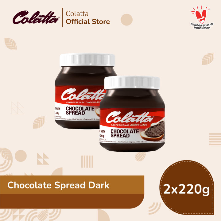 Bundling Colatta Chocolate Spread Dark 220g - Isi 2 | Lazada Indonesia
