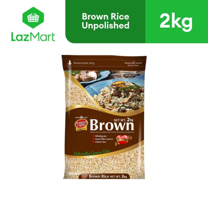 Jordan Farms Brown Rice Unpolished 2KG | Lazada PH