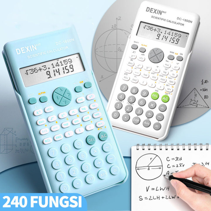 Kalkulator Scientific 240 Fungsi/Kalkulator Ilmiah 6 Warna/kalkulator ...