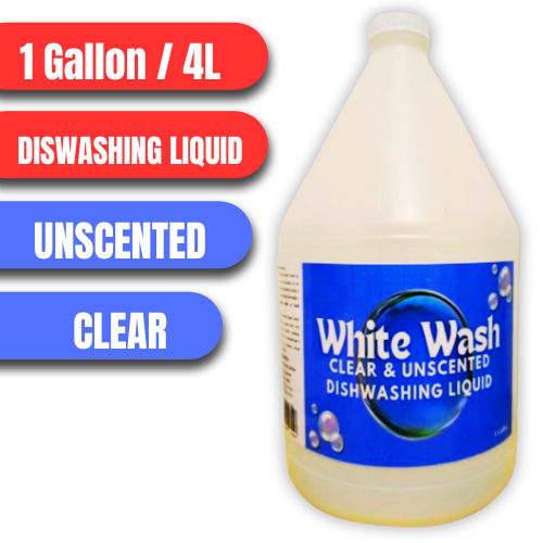 `` AMECLEAN White Wash Premium Clear and Unscented Dishwashing Liquid 4 ...